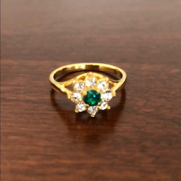 Jewelry | Vintage Costume Emerald Ring | Poshmark